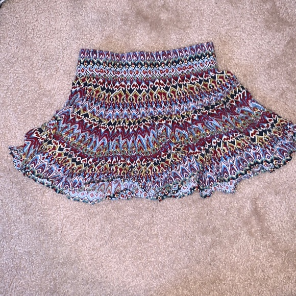 Skirts | Multi Colored Mini Skirt | Poshmark